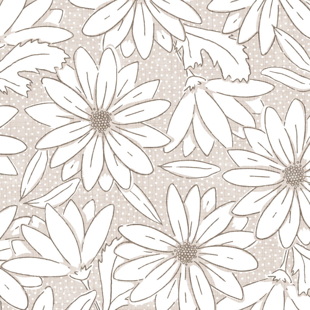 Mabel Maximalist Polka Dot and Oversized Daisies Design - Judy Beau