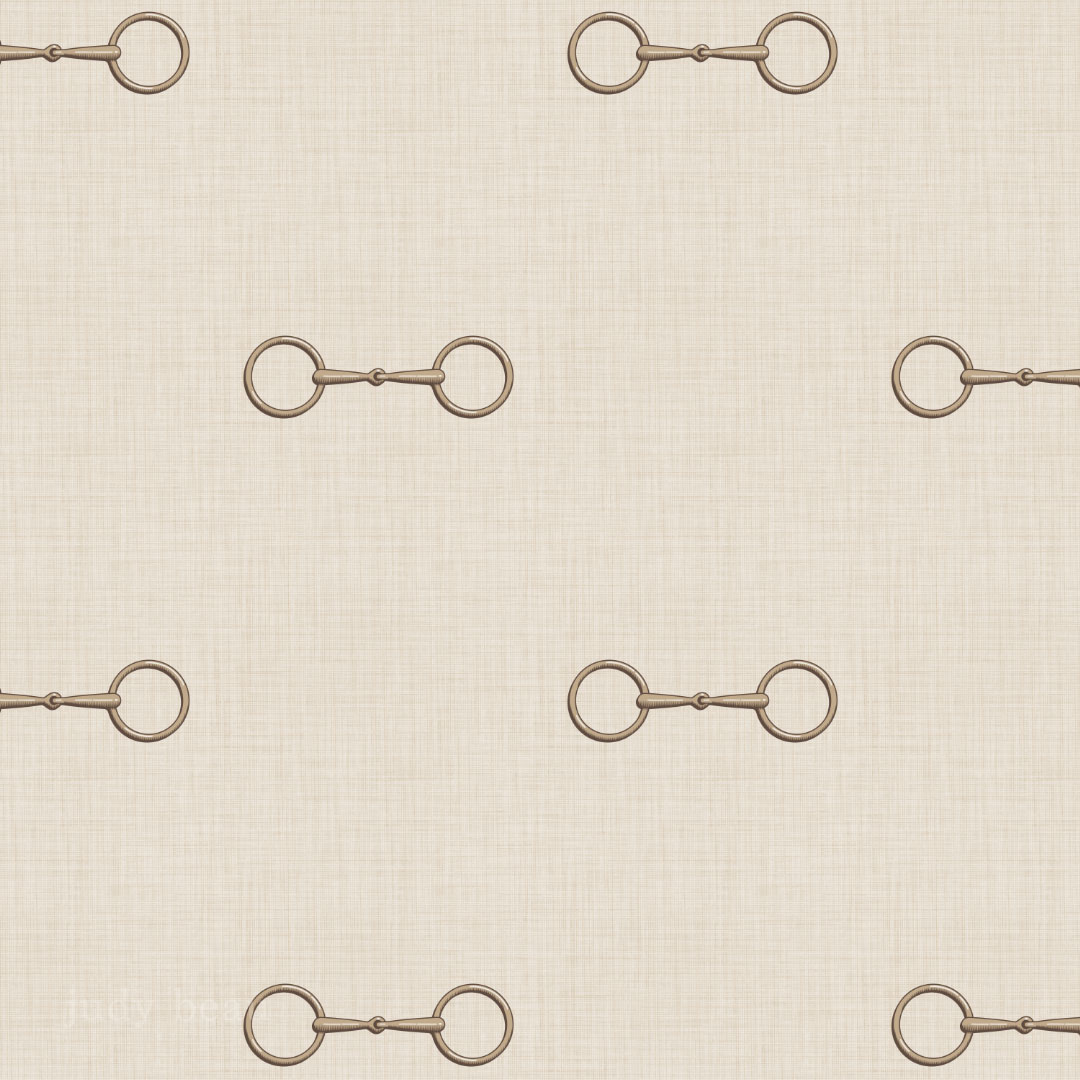 Devon Equestrian Wallpaper and Textiles by Judy Beau