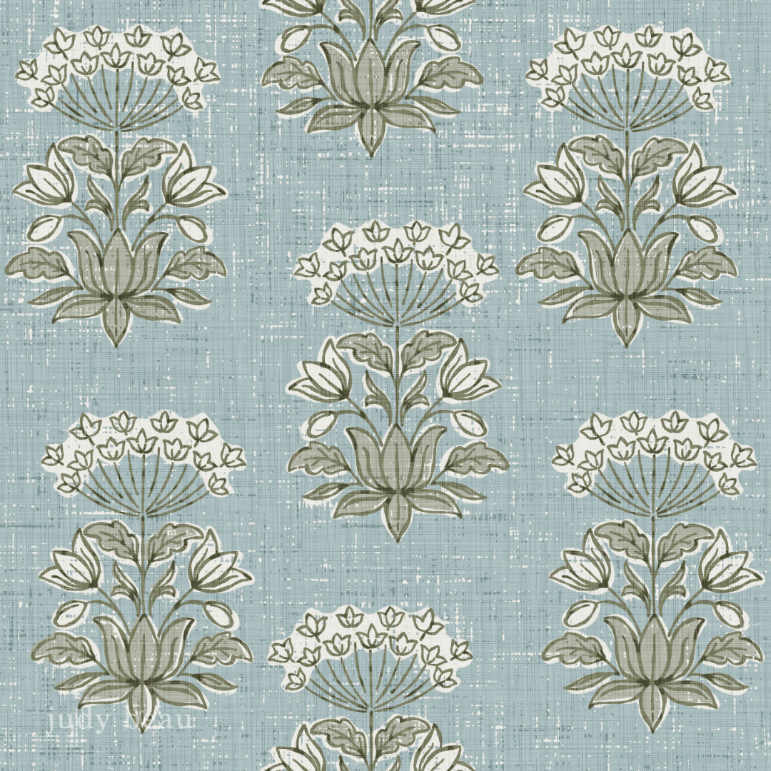 Provencal-style Indienne Floral – Blythe by Judy Beau